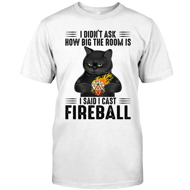 D&D A I Said I Cast Fireball T-Shirt - DICEPRINTS