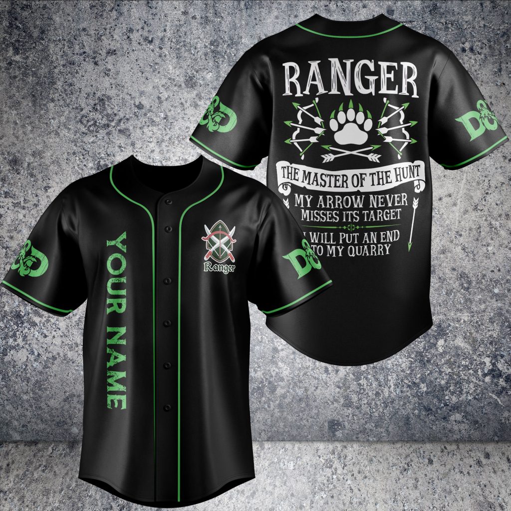 DND BASEBALL JERSEY - DICEPRINTS